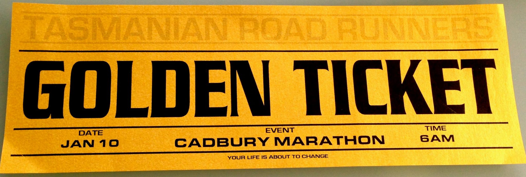 The Golden Ticket for an Epic Run - corporate punk style